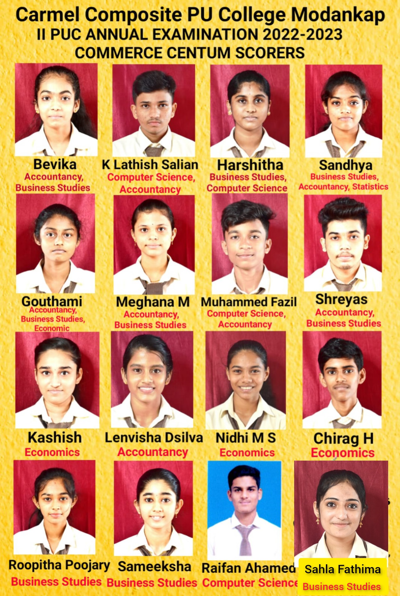 Carmel Composite PU College, Modankap